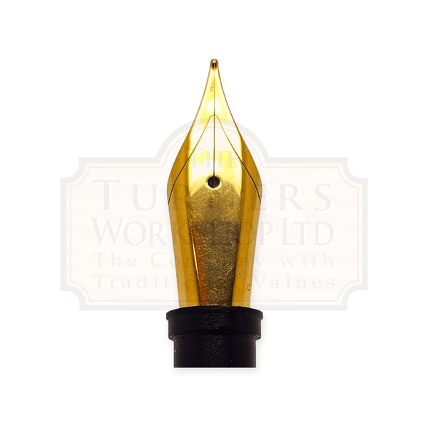 #6 JoWo Gold Plated Steel Nib & Unit - JoWo Fountain Pen Nibs